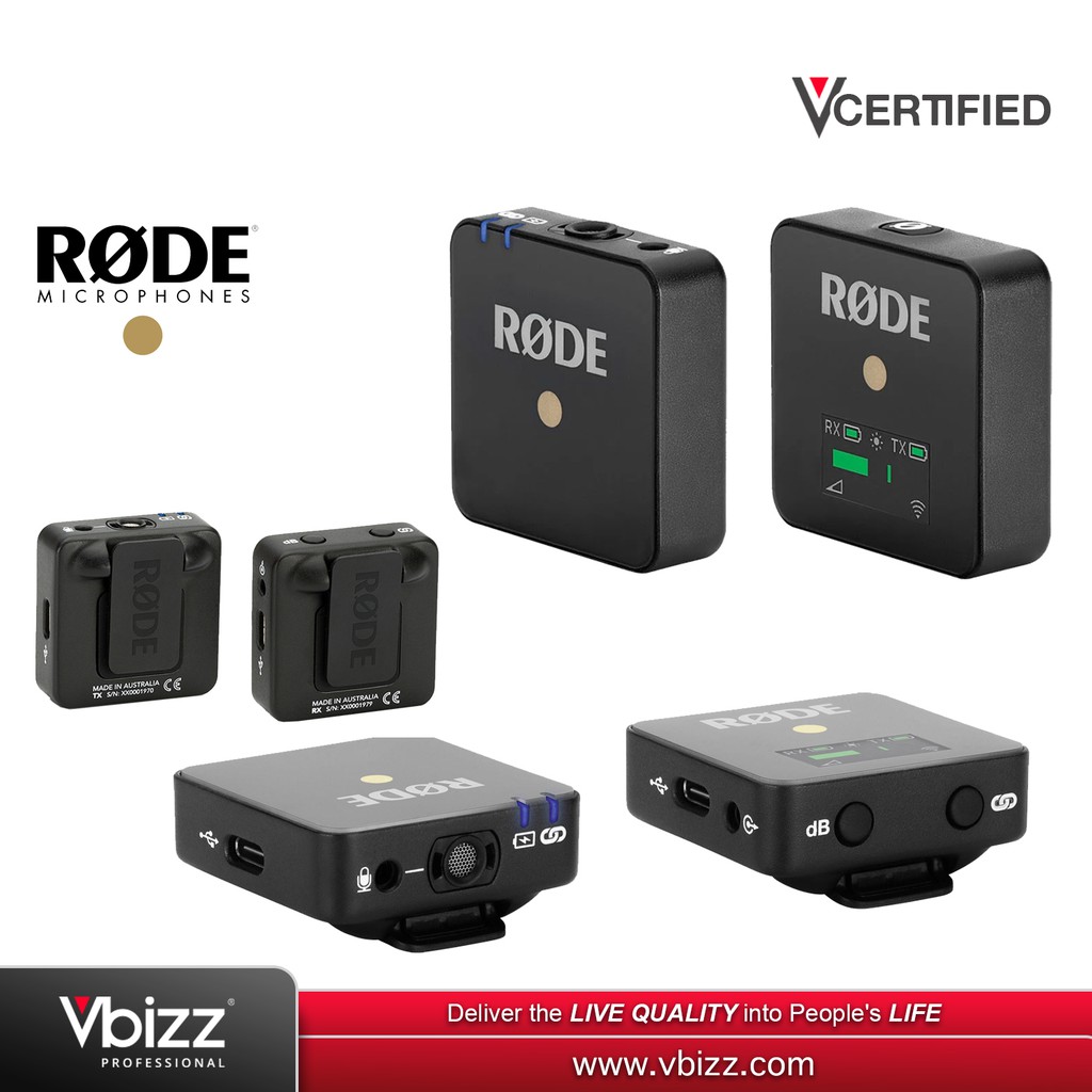 RODE WIRELESS GO Compact Wireless Microphone System | Shopee Malaysia
