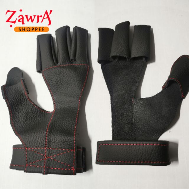 Zawra leather draw glove | Shopee Malaysia