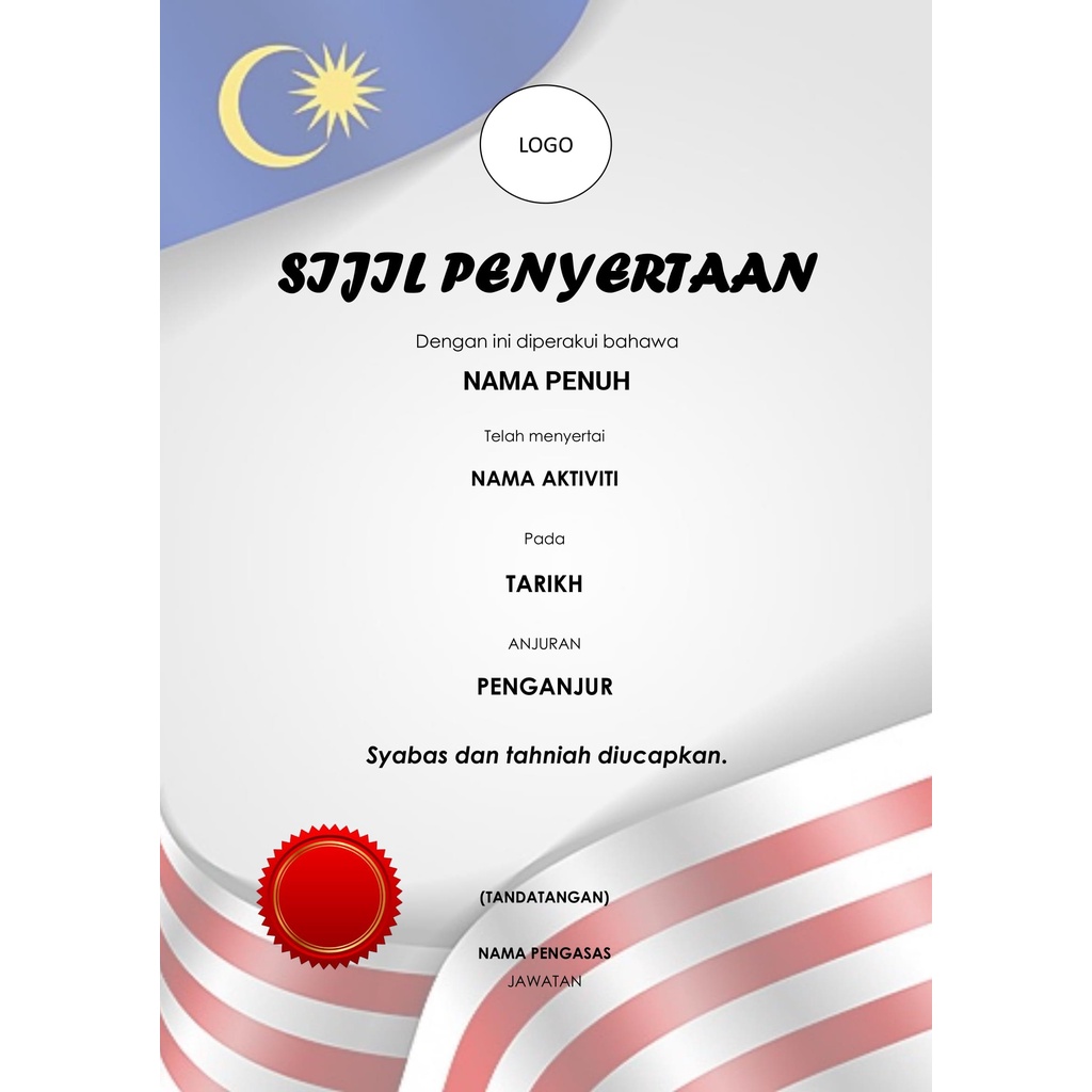 [PART 2] template sijil template certificate edit dalam powerpoint ...