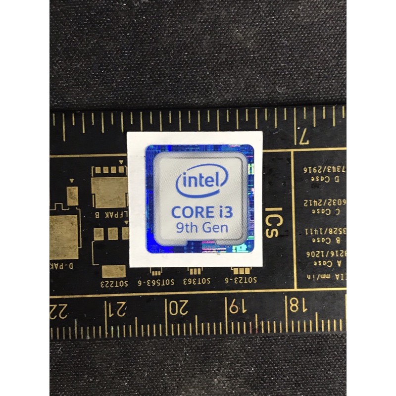 Intel Core i3 9th gen ori logo Sticker | Shopee Malaysia