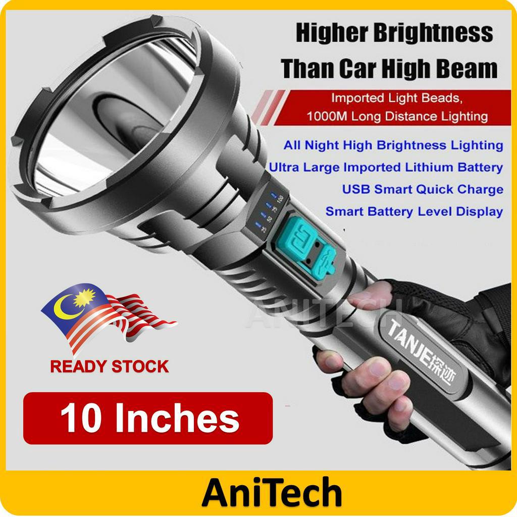 [Malaysia] Searchlight Outdoor Spotlight Rechargeable Flashlight ...