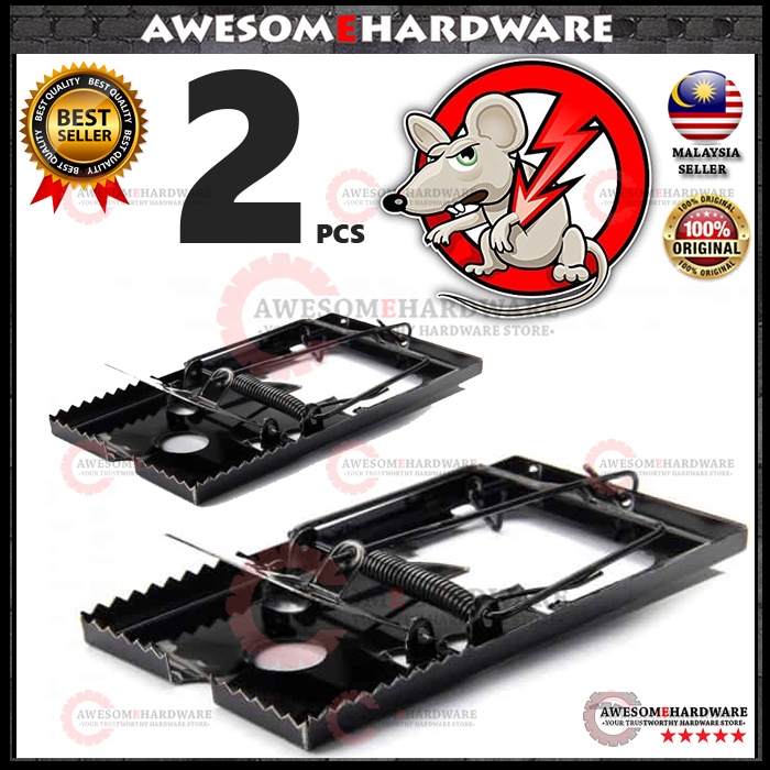 (2PCS) MOUSE RAT TRAP CLAMP WITH SPRING PENGEPIT TIKUS MOUSE TRAP ...