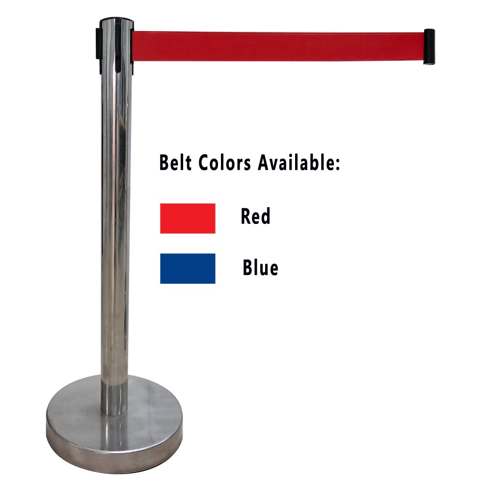 Stainless Steel Queue Up Q Stand Retractable | Shopee Malaysia