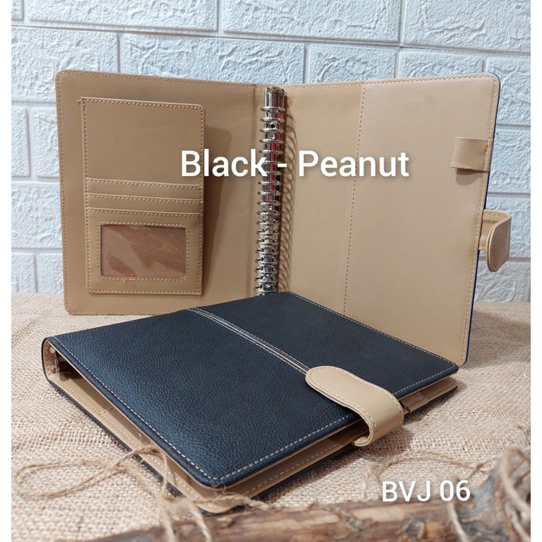 Leather Binder A5, B5, College Binder, Cover Binder, Binder A5 Ring 6 ...