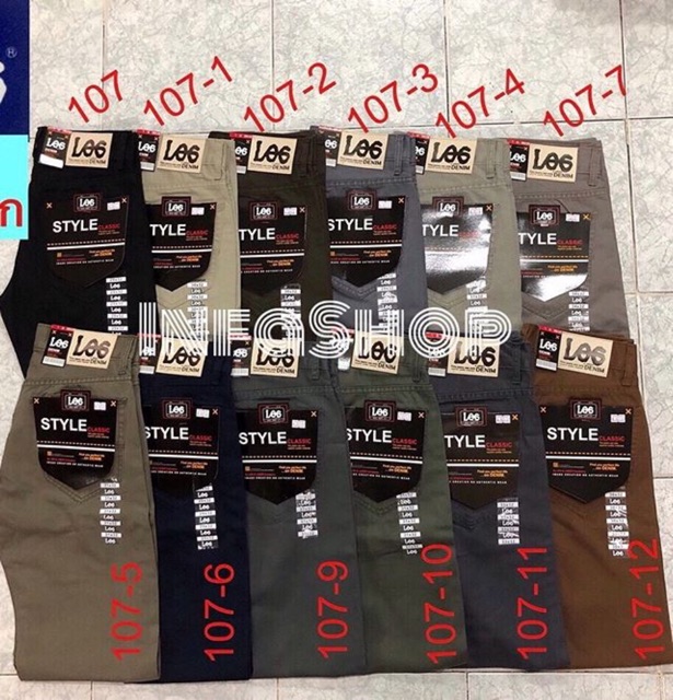 💥PROMOSI💥 BIG SIZE SLACK LEE UNISEX (STRAIGHT CUT) | Shopee Malaysia