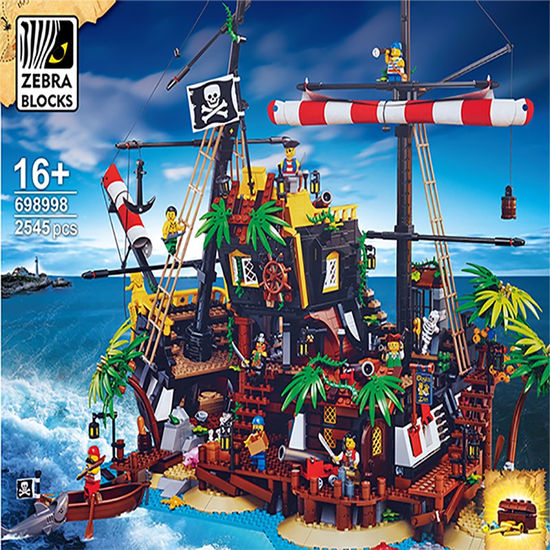 Zebra Blocks 698998 Ideas Pirates of Barracuda Bay | Shopee Malaysia
