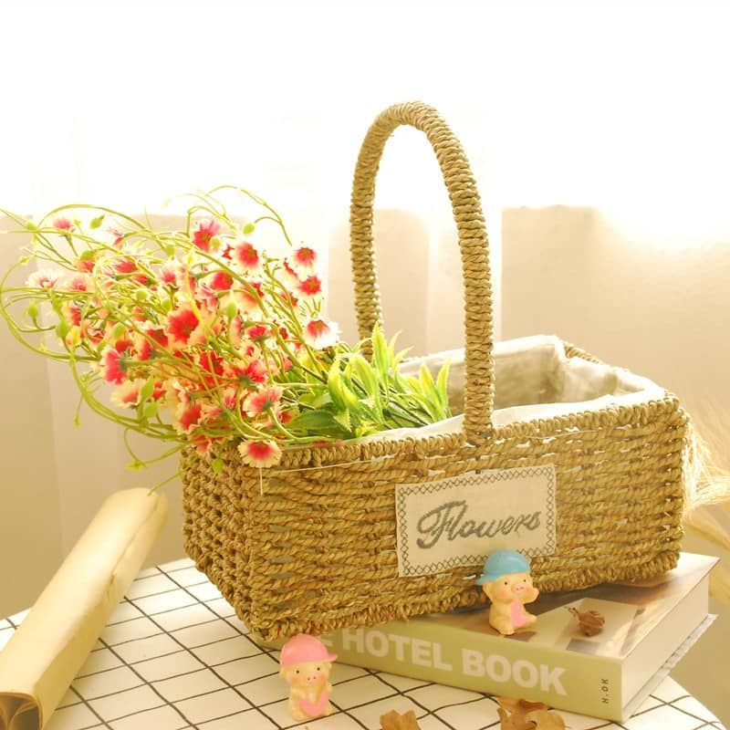 SOLID RUSTIC THEME BASKET for Fruits Flowers Bakul Buah Bakul Bunga ...