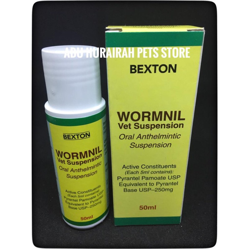 🔥🔥🔥HOT! [ORIGINAL] BEXTON W O R M N I L Vet Suspension 50ml | Shopee ...