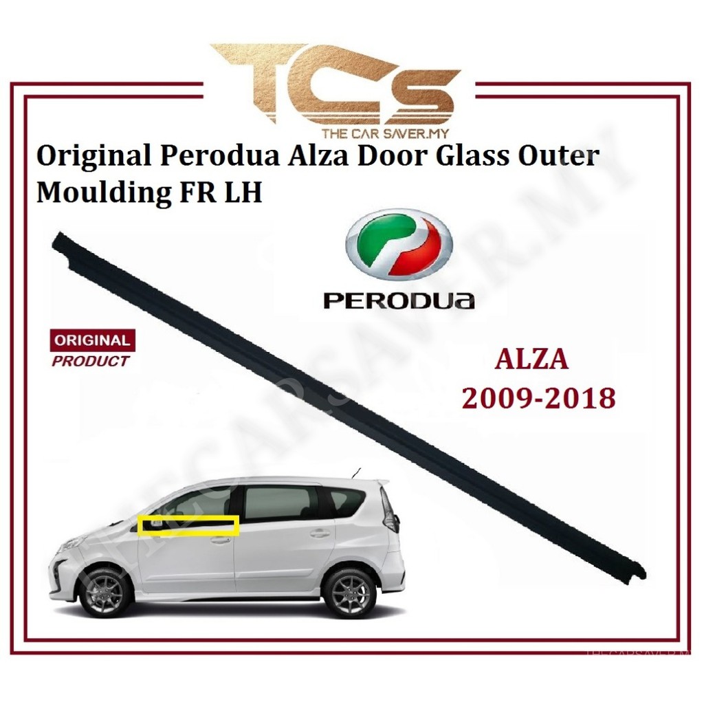 Original Perodua Alza Door Glass Outer Moulding | Shopee Malaysia