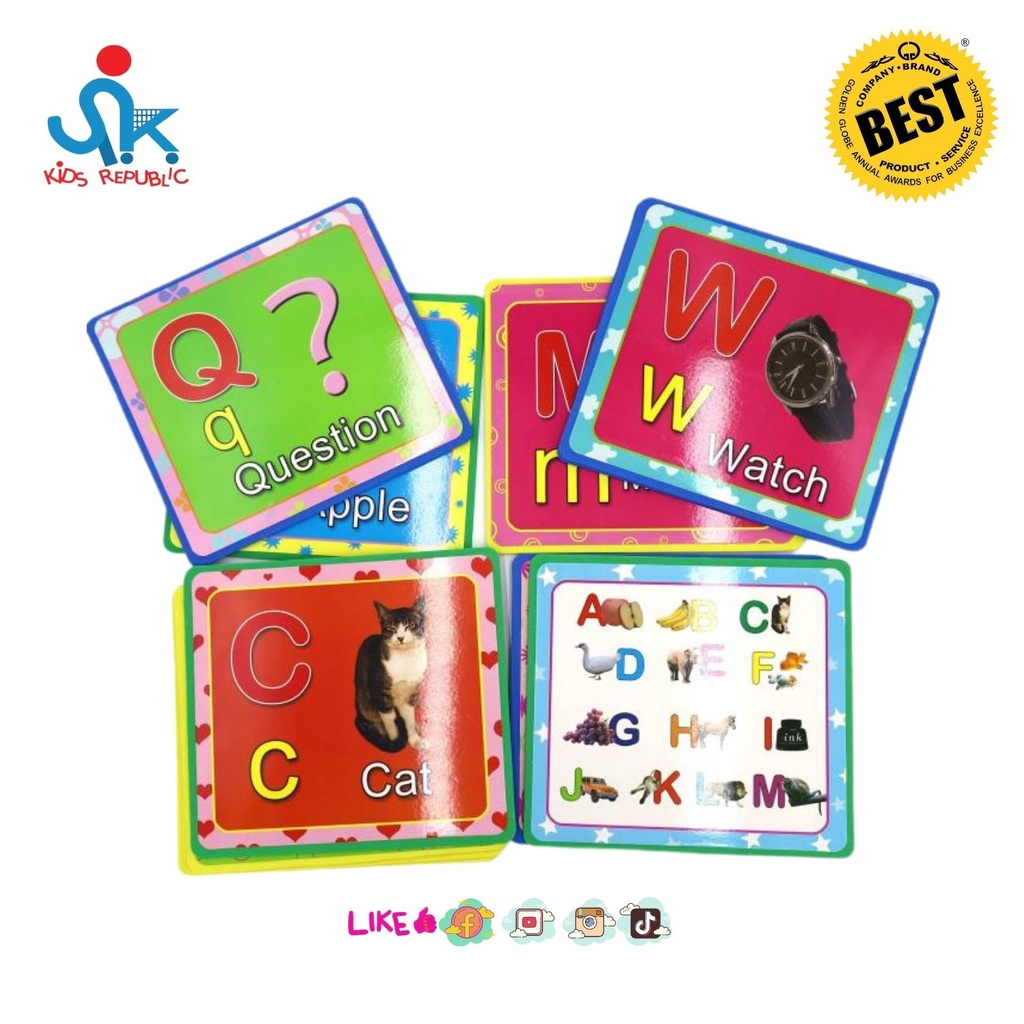 Alphabet Foam Flashcard Educational Activity Flashcards for Toddlers ...