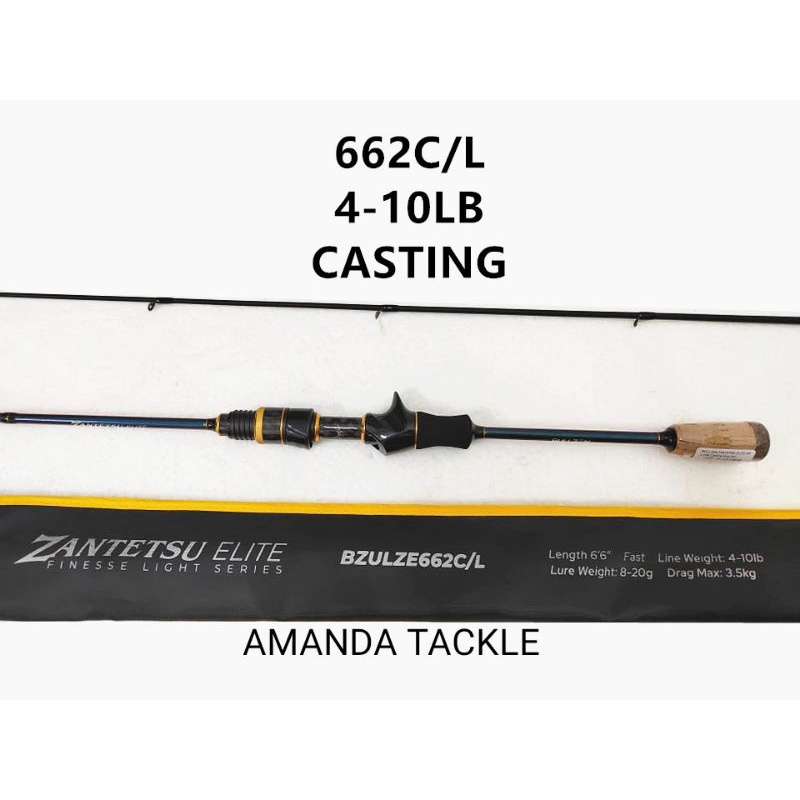 2022 BULLZEN ZANTETSU ELITE ULTRA LIGHT FISHING ROD | Shopee Malaysia