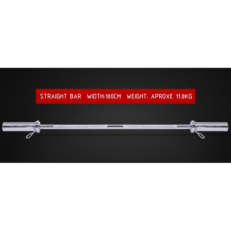 Olympic Full Steel Straight Bar 1.8m | Shopee Malaysia