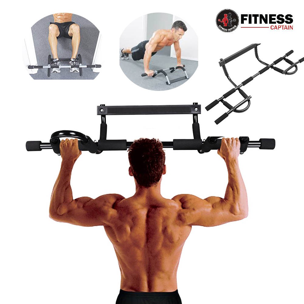 Fitness Captain Iron Chin up & Pull up bar Door gym Fitness Gym ...