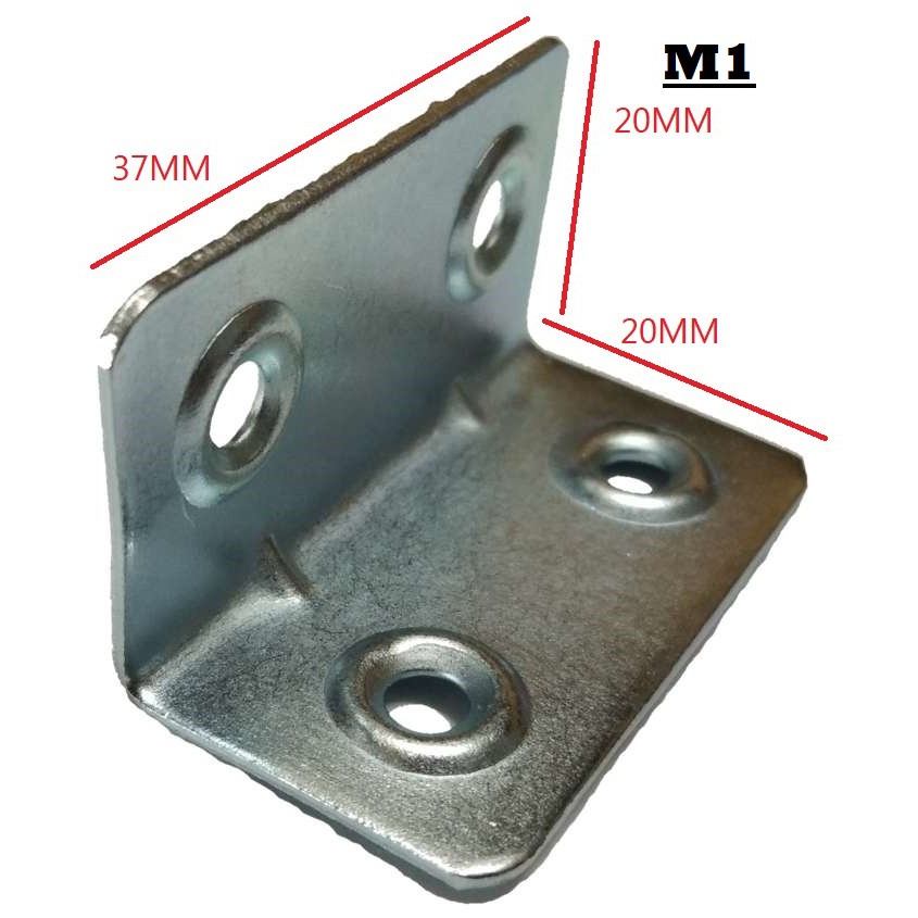MULTI PURPOSE ANGLE L 90 DEGREE EYELET HOLE & FLAT JOINT BRACKET ...