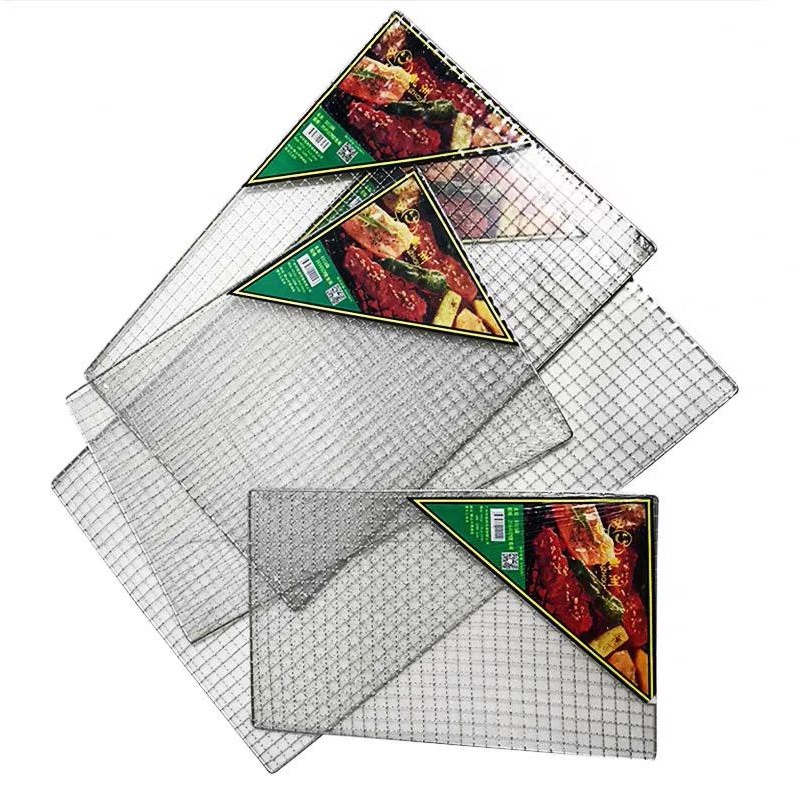Stainless Steel BBQ Grill Net Barbecue Grill Net Jaring BBQ Net BBQ ...