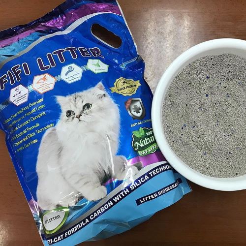 Fifi Litter Premium Multi-cat Carbon with Silica 10L (BLUE) | Shopee ...