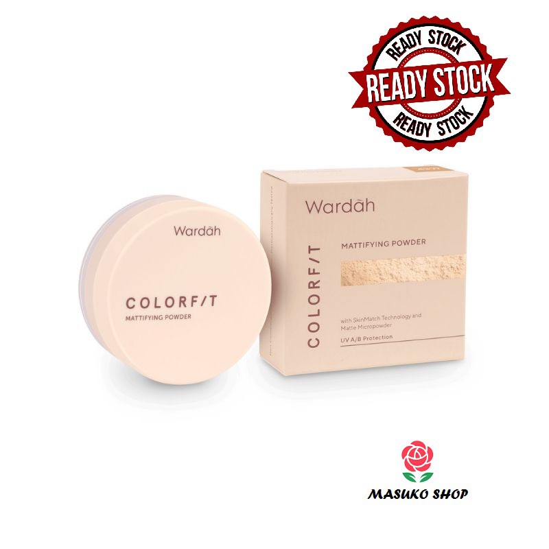Wardah Colorfit Mattifying Powder UV A/B Protection | Shopee Malaysia