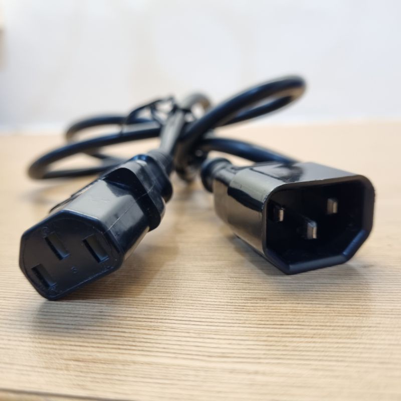 1.0M Power Monitor Cord Extension Cable C13 To C14 Male Female For ...