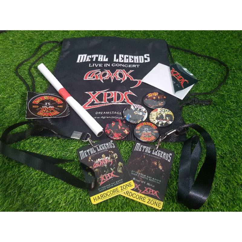 sling bag xpdc-cromok metal legend(SET PACKAGE -2 sticker,5pcsbutton ...