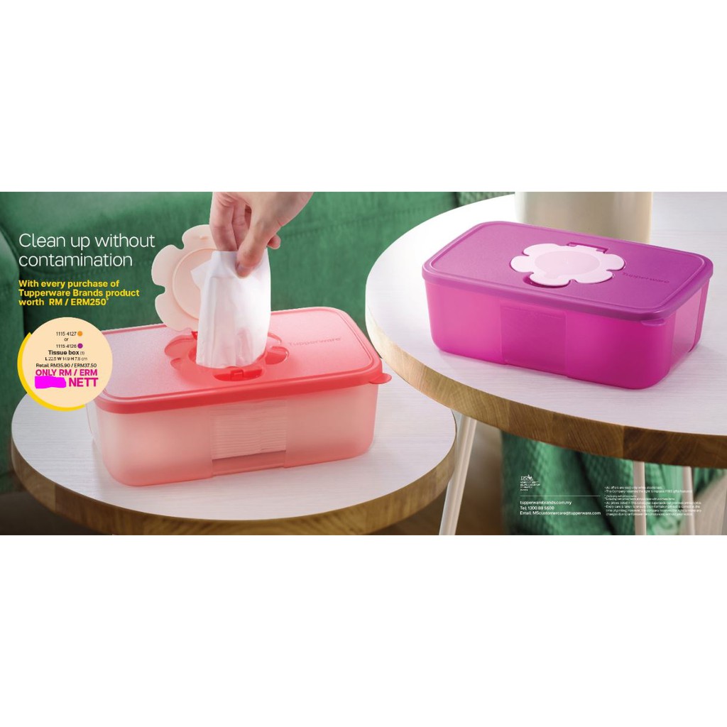 Tupperware Tissue Box (1) (New) | Shopee Malaysia