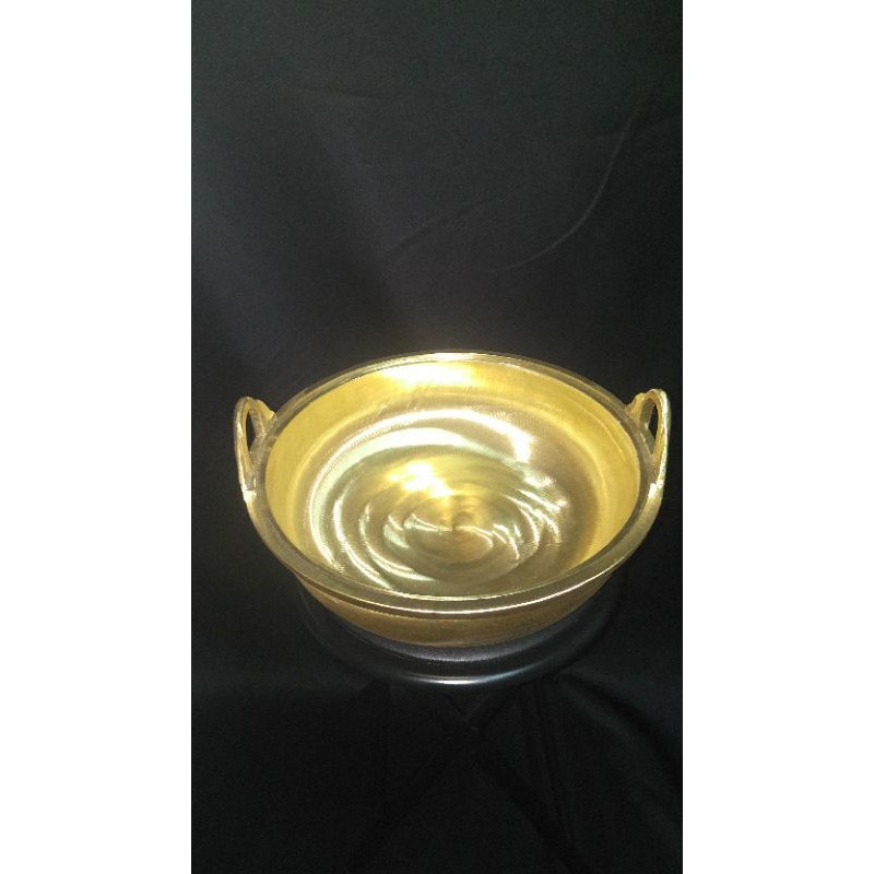 Hot Periuk kuali belanga tembaga Terengganu solid brass 7kg | Shopee ...