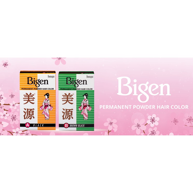 Bigen Permanent Powder Hair Colour (Black/Brown Black) | Shopee Malaysia