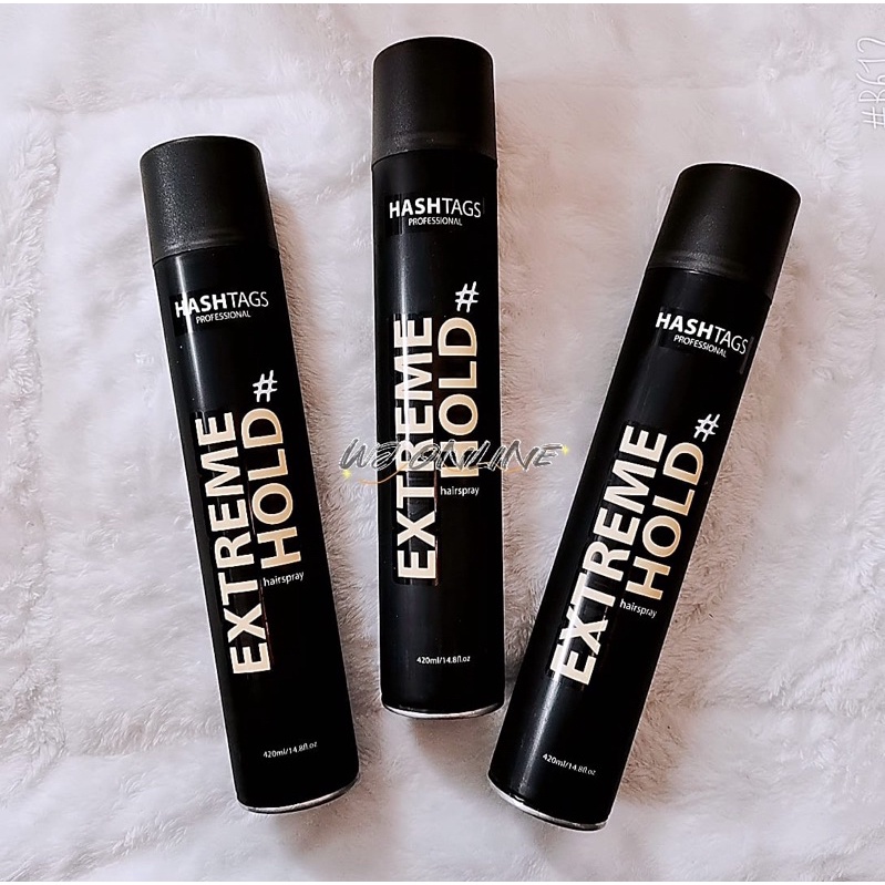 HASHTAGS Professional Extreme Hold Hair Spray 带有香水香气 420ml🔥ReadyStock🔥 ...