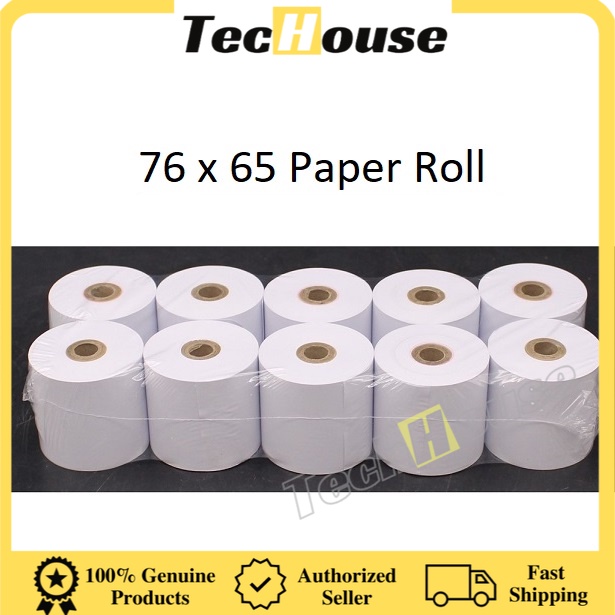 76 x 65 High White Paper Roll (10roll/pack)🔥READY STOCK🔥FAST DELIVERY🔥 ...