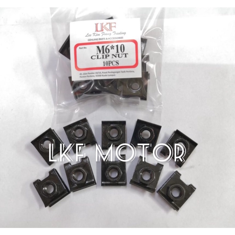 M6 mm CLIP NUT 10PCS 5FOC1&10FOC2 | Shopee Malaysia