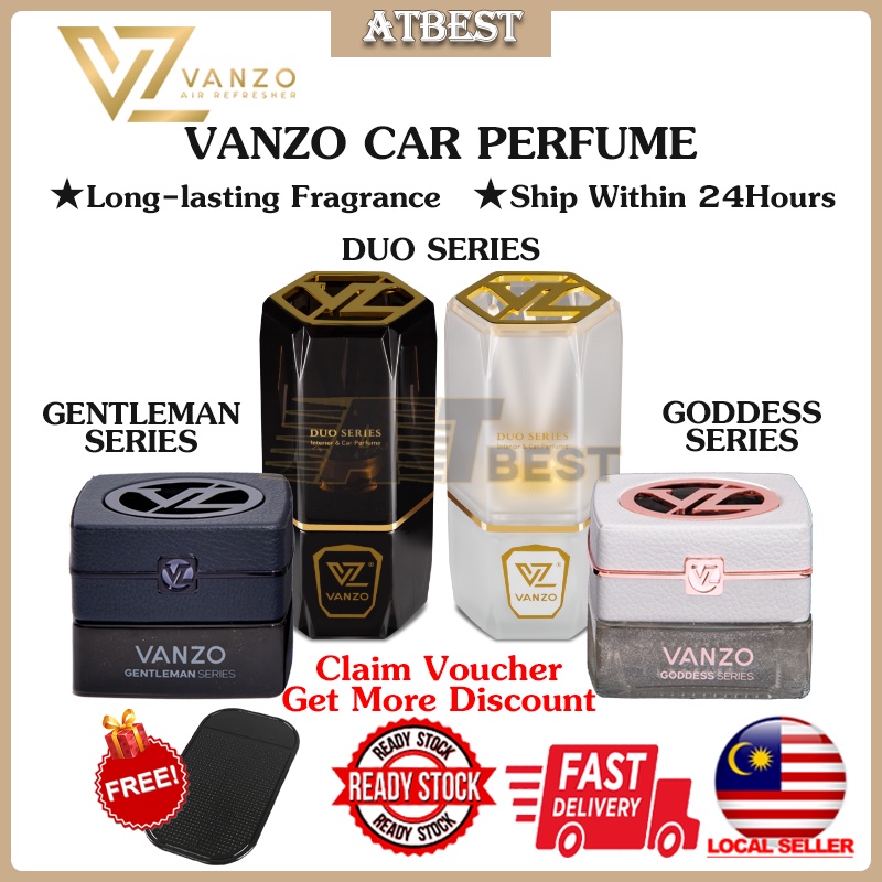 Vanzo Car Perfume Gentleman Goddess Duo Series Car Air Freshener Car ...