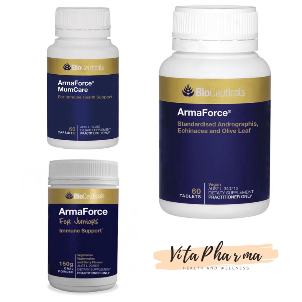 BioCeuticals ArmaForce 60/120 Tablets | ArmaForce MumCare 60 Capsules ...