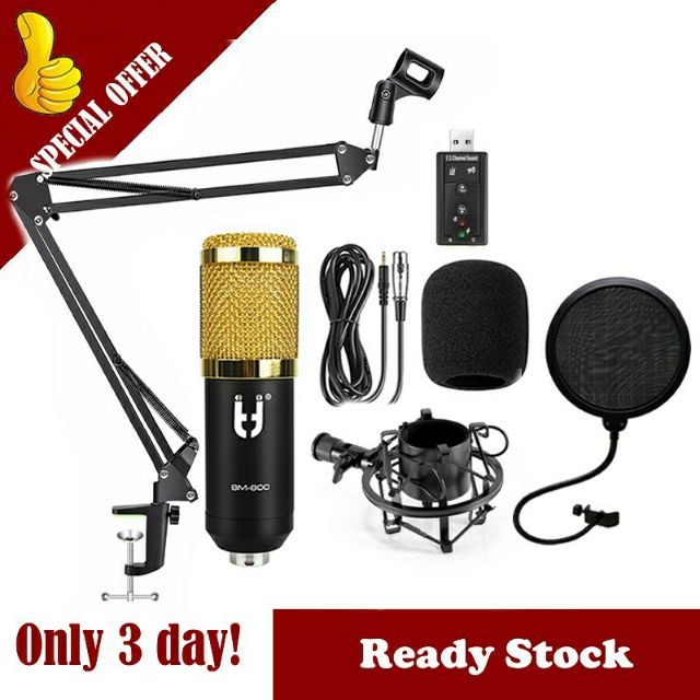 PORTABLE MICROPHONE RECORDING KIT (MALAYSIA) | Shopee Malaysia