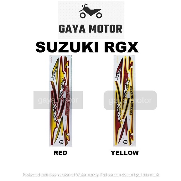 Suzuki RGX Body Sticker [Ready Stock] | Shopee Malaysia