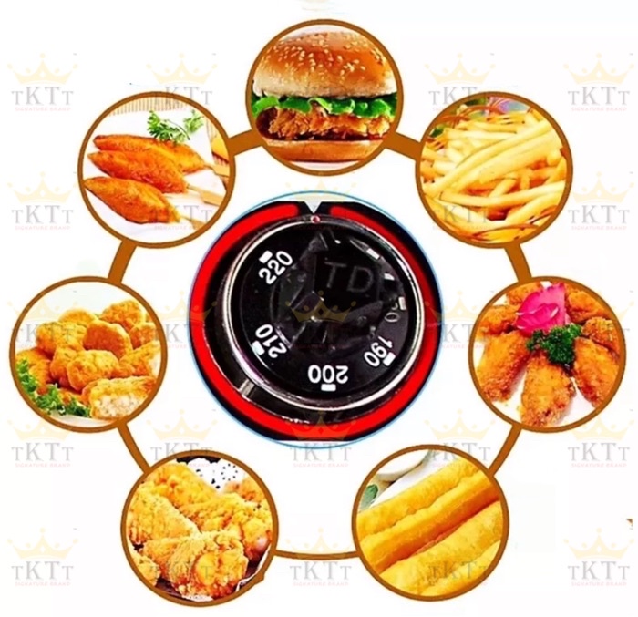 TKTT 17L Taiwan LPG Gas Deep Fryer Commercial Automatic Western ...