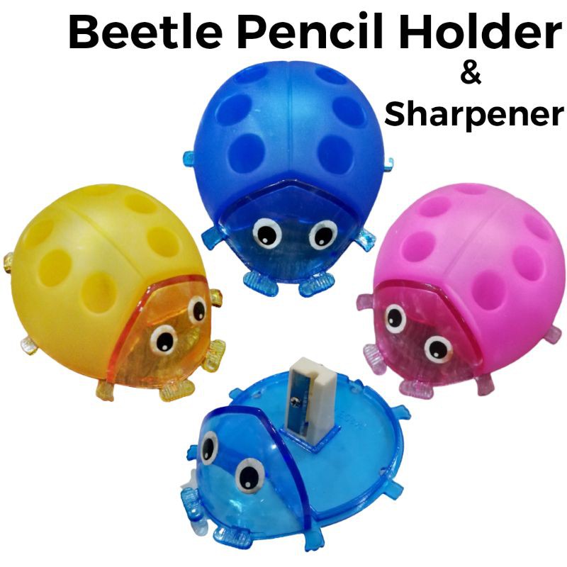 Beetle Sharpener & Pencil Holder Stationary🔥READY STOCK🔥 | Shopee Malaysia
