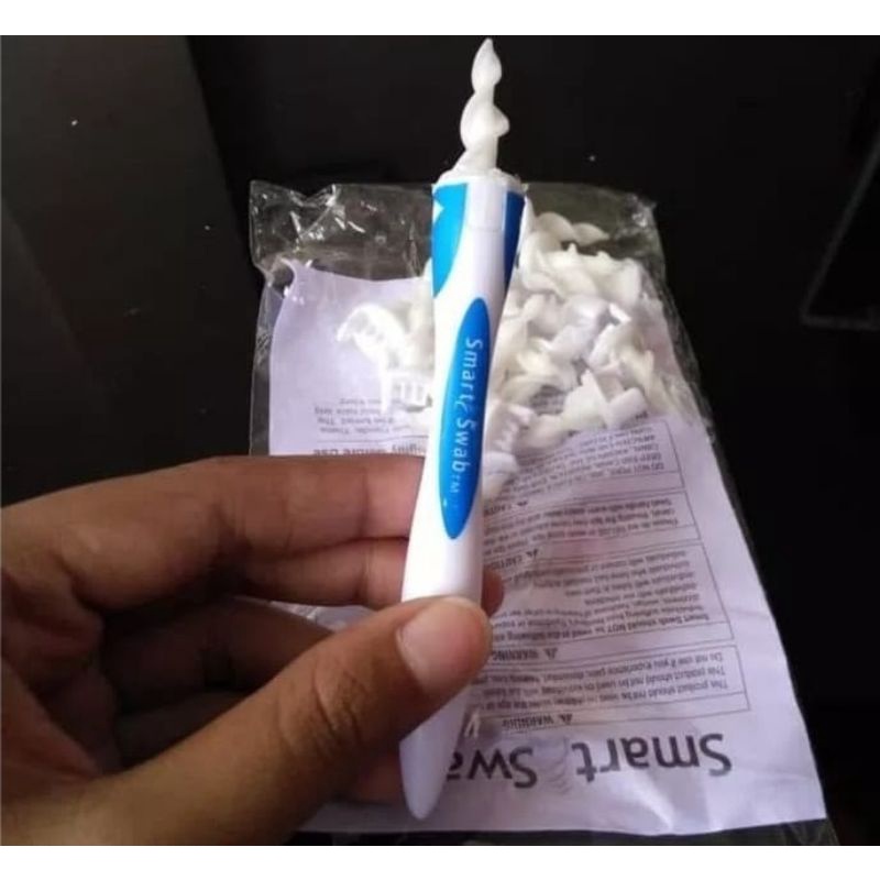 Smart SWAB EASY EARWAX REMOVAL - Ear Cleaning Tool (No BOX) | Shopee ...