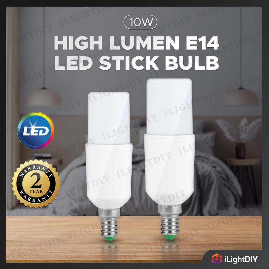 10W E14 LED STICK BULB | Shopee Malaysia