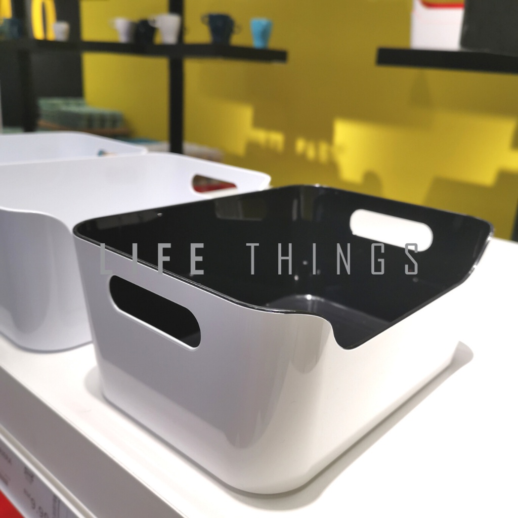 IKEA VARIERA/UPPDATERA Box, Kotak, Multipurpose storage box | Shopee ...