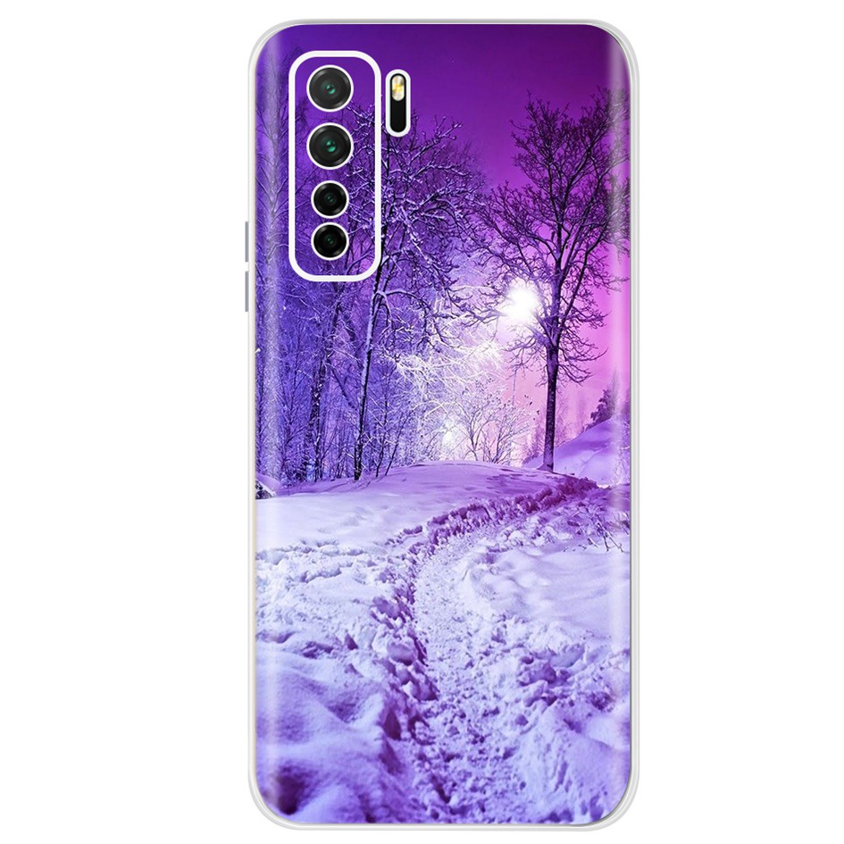 Huawei Nova 7 SE CDY-NX9B Case Fashion Flower Pattern Printed Soft ...