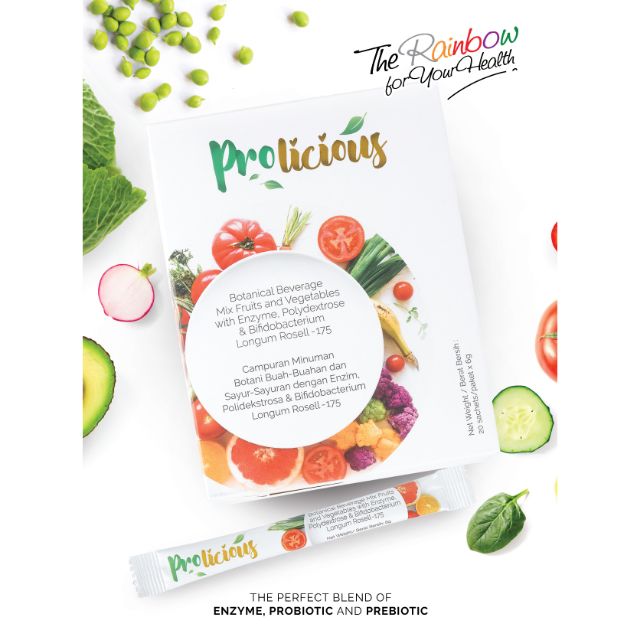 👨‍👩‍👧‍👦PROBIOTIC PROLICIOUS - (20 sticks) | Shopee Malaysia