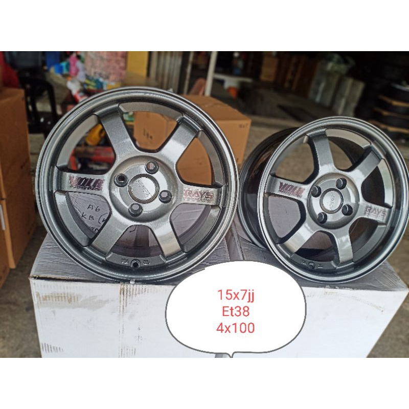Rim te37 15x7jj thai | Shopee Malaysia