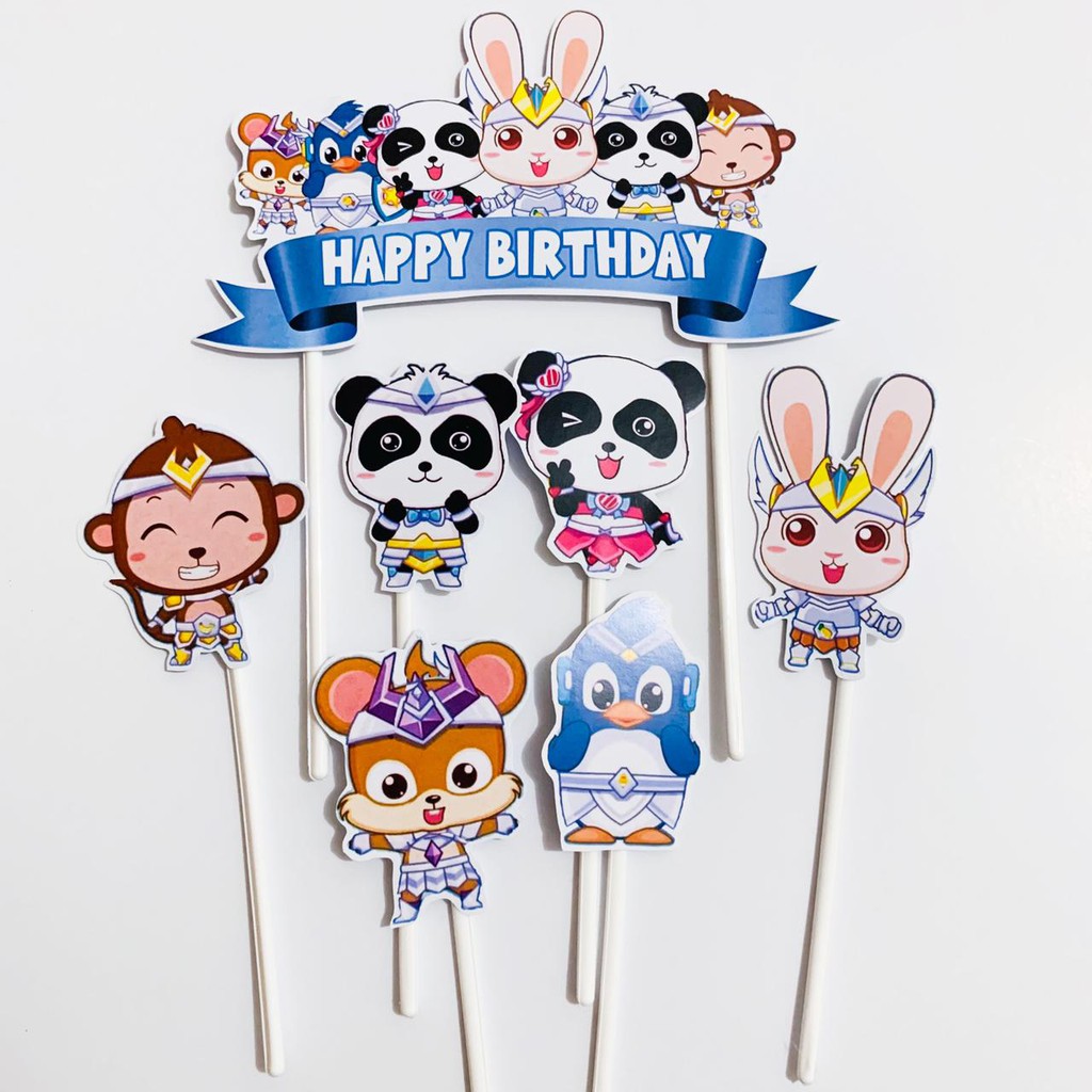 Minitop Baby Bus Birthday Cake Topper / Birthday Cake Decoration ...