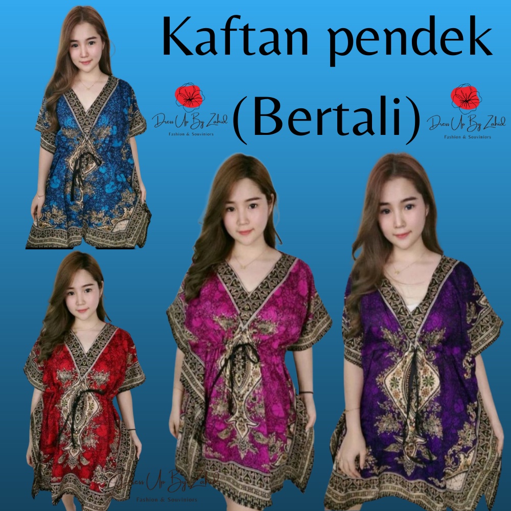 🥰New Arrival 💃Kaftan Pendek Bertali || butterfly kaftan (bertali ...