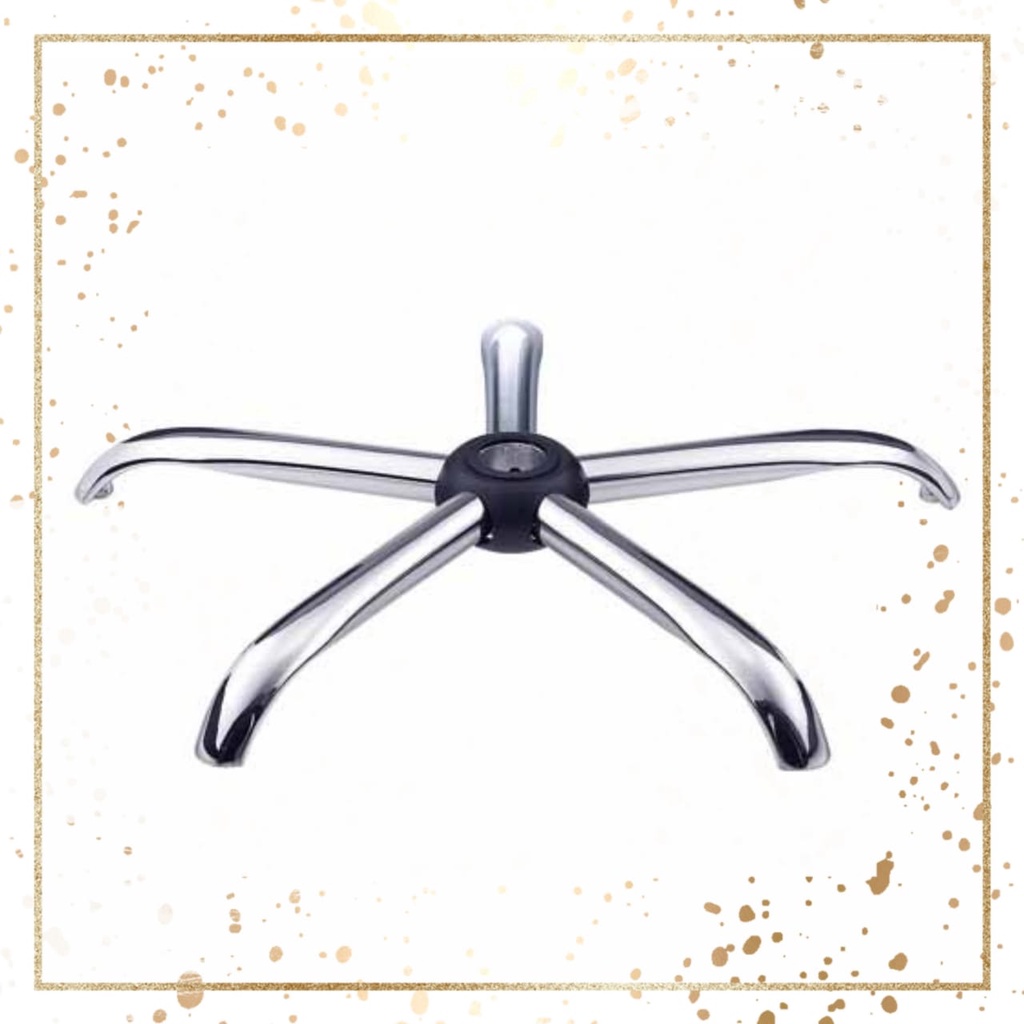 Office Chair Chrome Base Tapak Kaki Kerusi (6 Month Warranty) | Shopee ...