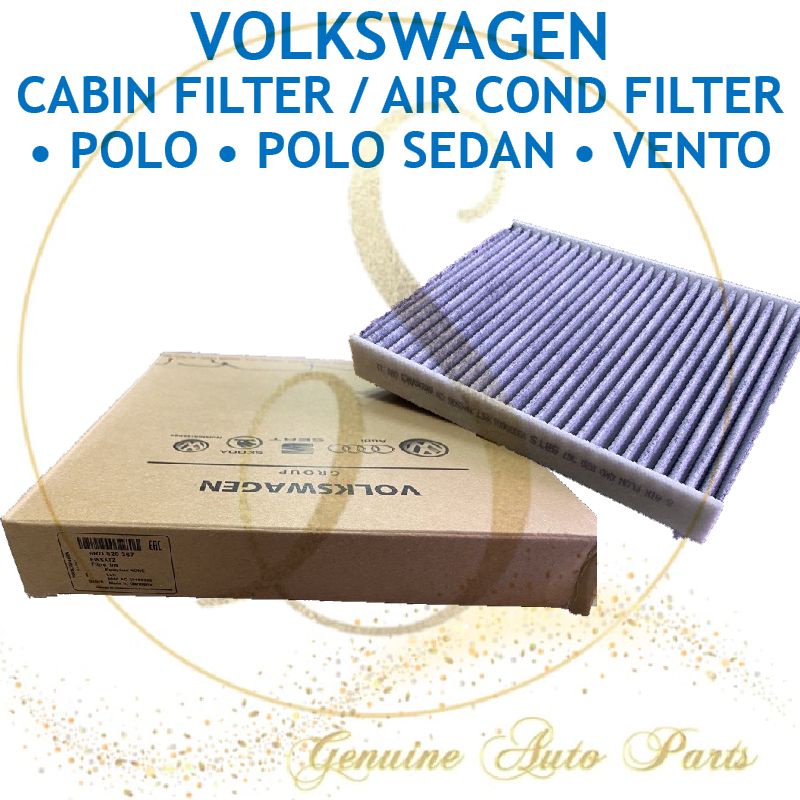 ( 100% ORIGINAL ) VOLKSWAGEN POLO POLO SEDAN VENTO CABIN AIR FILTER ...