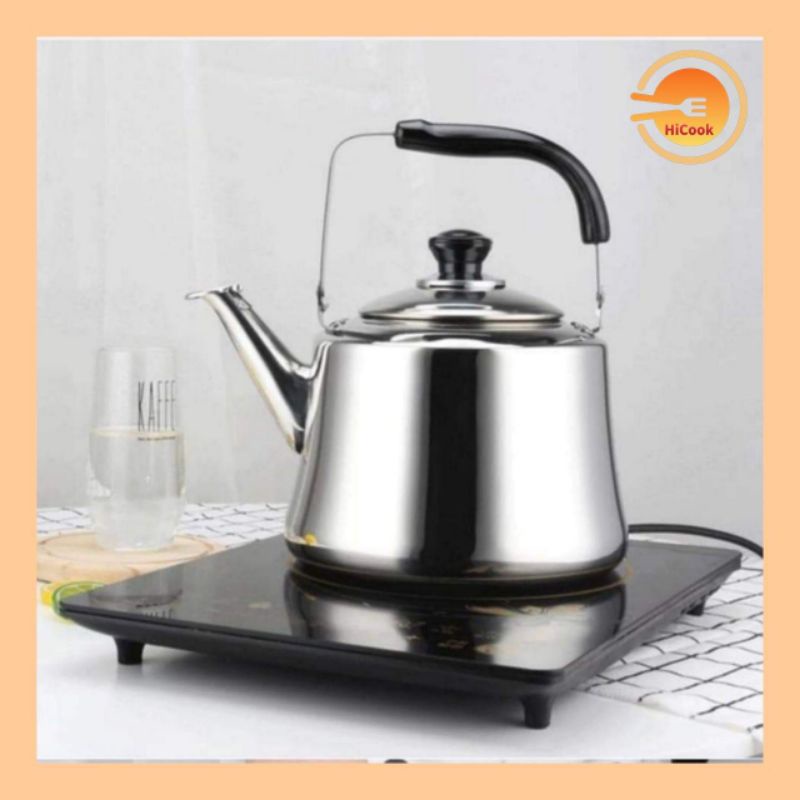 [Ready Stock] HICOOK Whistling Kettle Stainless Steel Stove Boiling ...