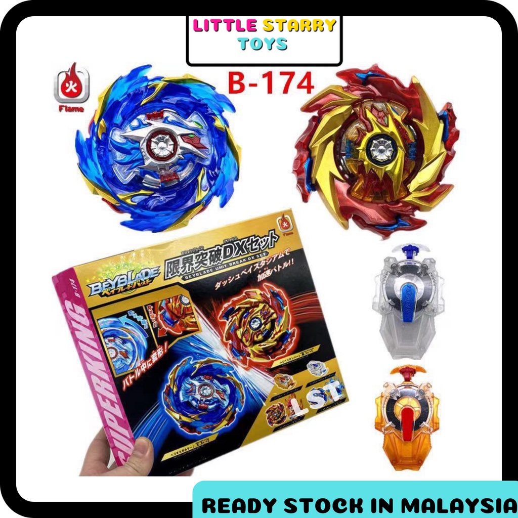 Ready Stock !!! Beyblade Burst Surge B-174 LIMIT BREAK DX Set with ...