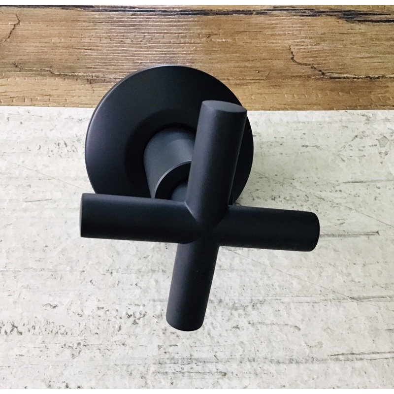 Heavy Duty Fully Brass 1/2” Concealed Stopcock With Cross Handle (Matt ...