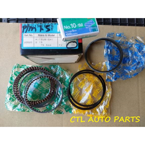 PROTON SAGA ORION MAGMA-8v 1.5 PISTON RING set 1.00(040) RIK 20520 ...