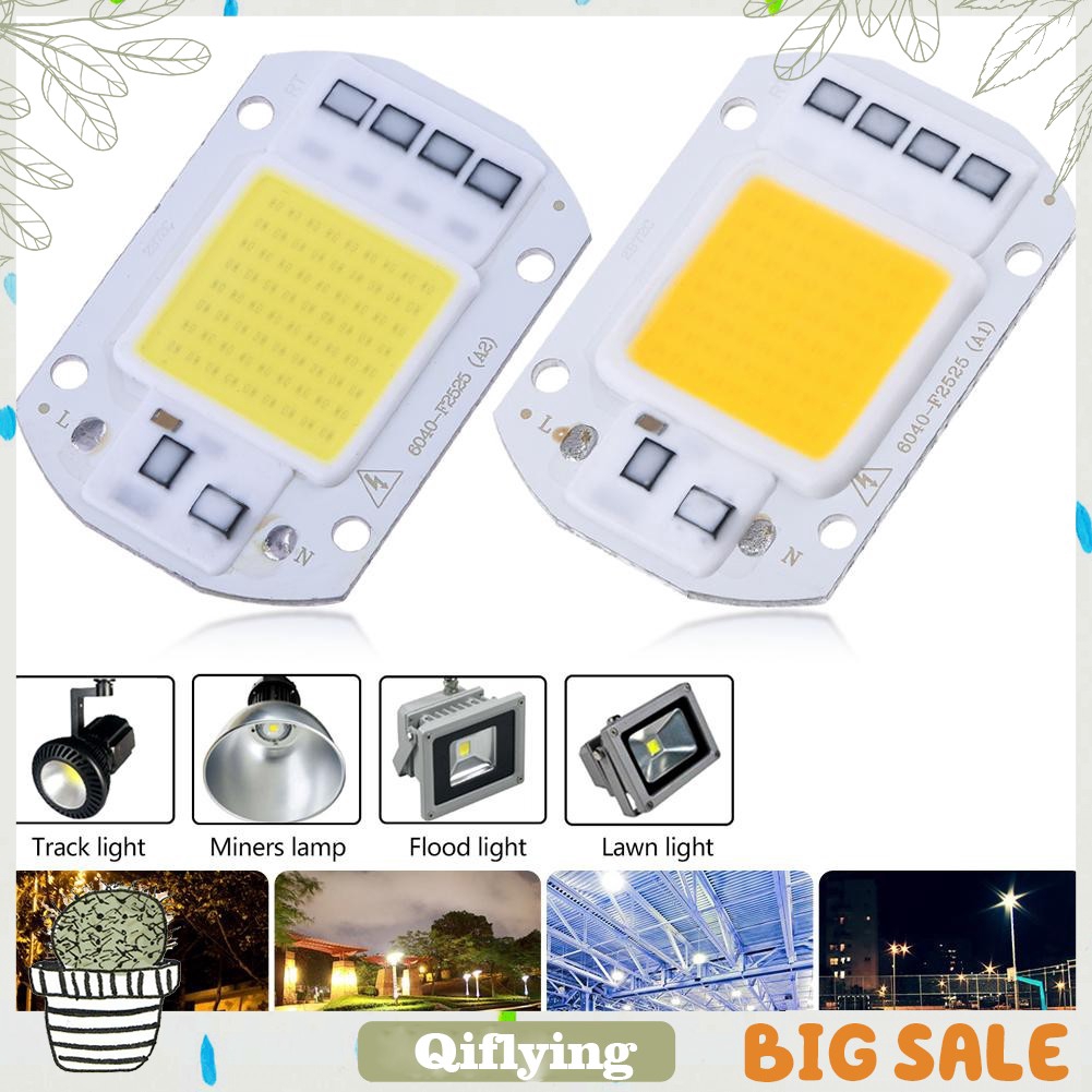 High Power 50W AC 220V COB LED Lamp Diode Chip for Spotlight ...